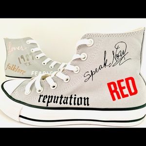 Converse | Shoes | Taylor Swift Converse High Top Shoes | Poshmark